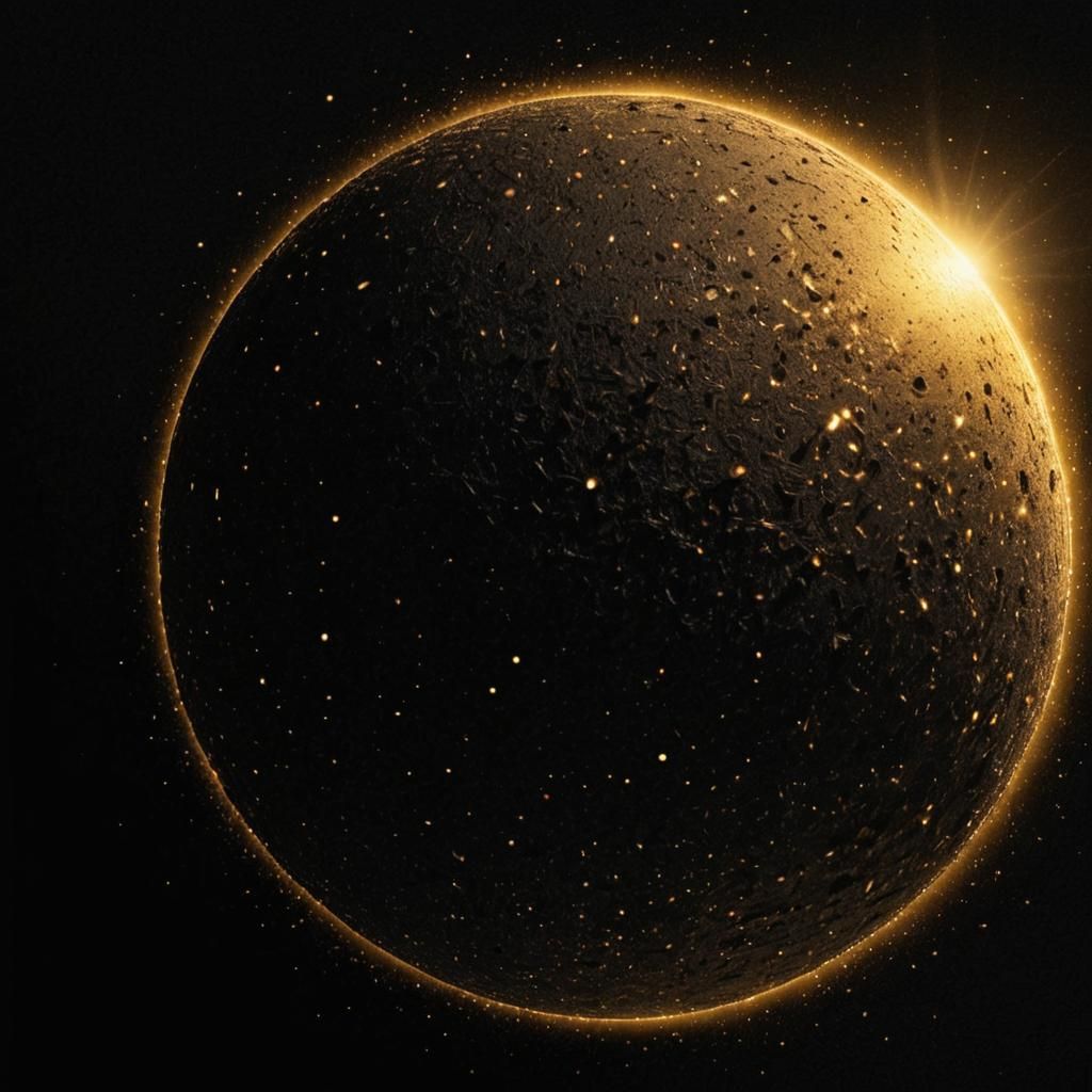Golden Planet - AI Generated Artwork - NightCafe Creator