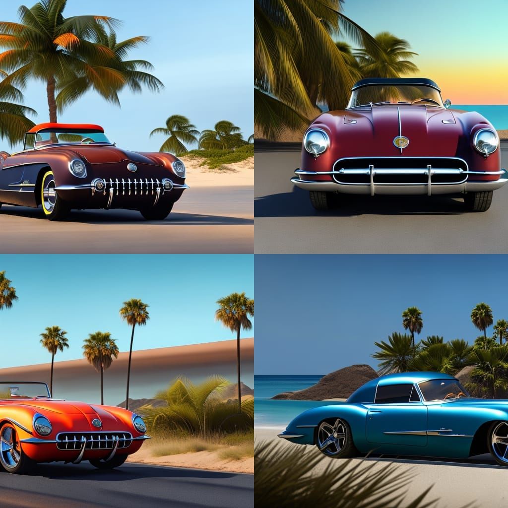 Corvette - AI Generated Artwork - NightCafe Creator