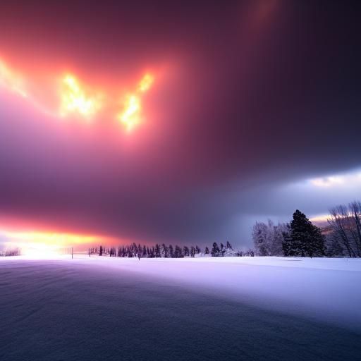 Angry weather: Aesthetic snow apocalypse:The howling wind blizzard that ...