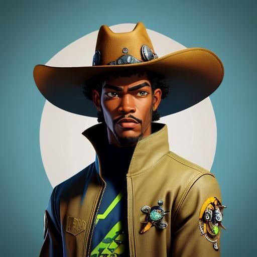 Space Cowboy - AI Generated Artwork - NightCafe Creator