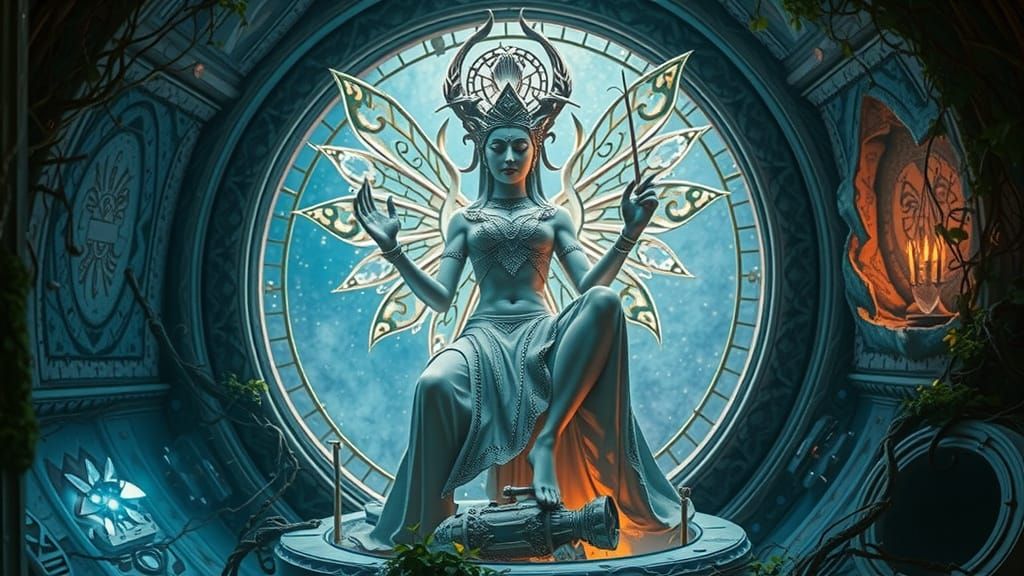 Goddess of Stasis - Goddess of Stasis in Ethereal Crystal La...