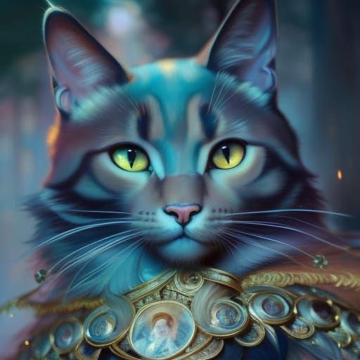 Fancy Cat Fancy - AI Generated Artwork - NightCafe Creator