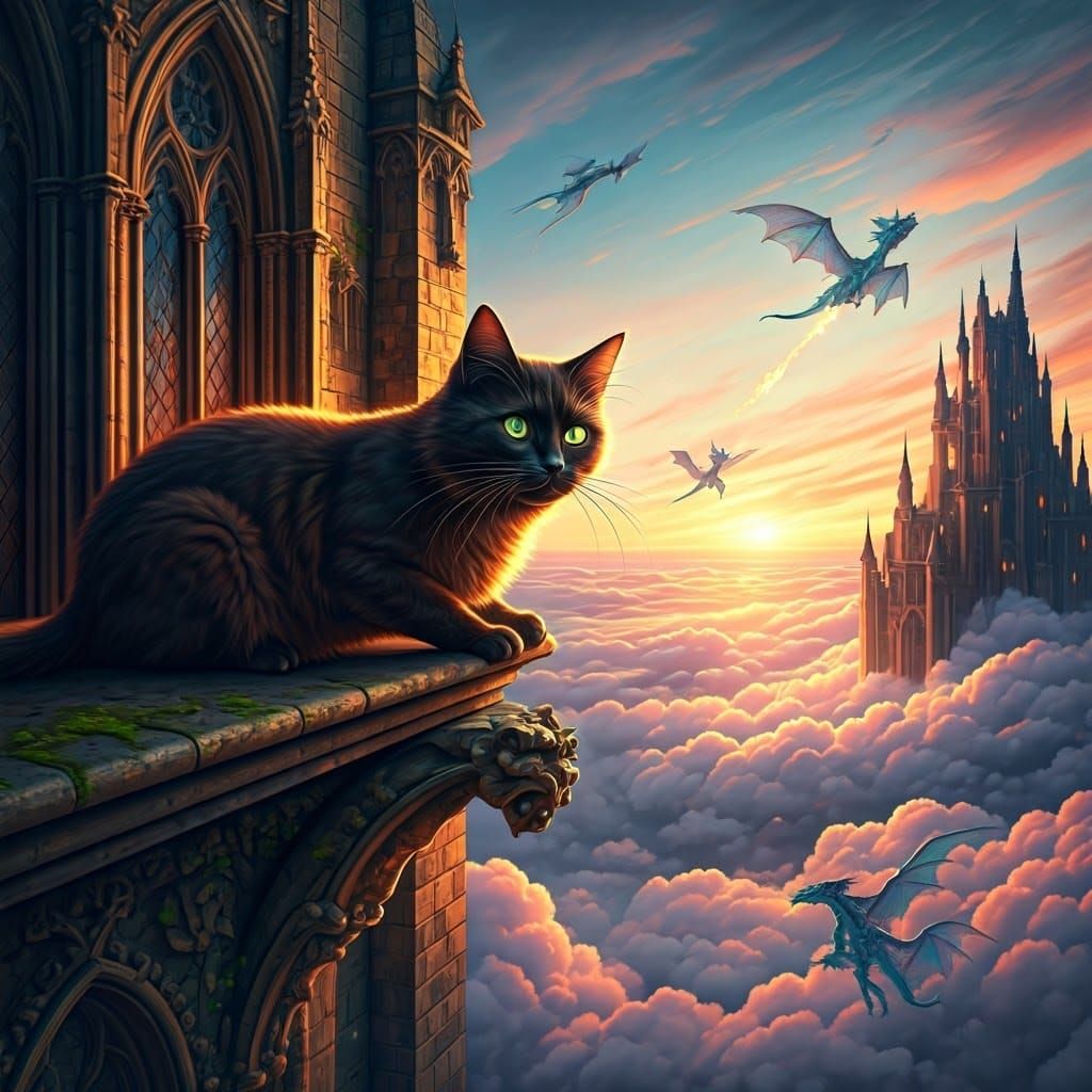 you still can't get them Albus - Majestic Cat Amidst Magical...