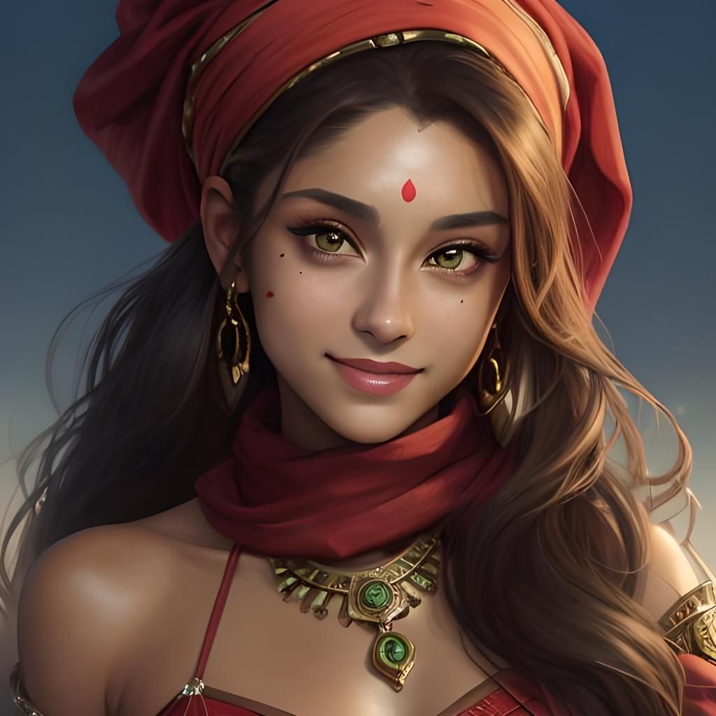 Gypsy Girl - AI Generated Artwork - NightCafe Creator