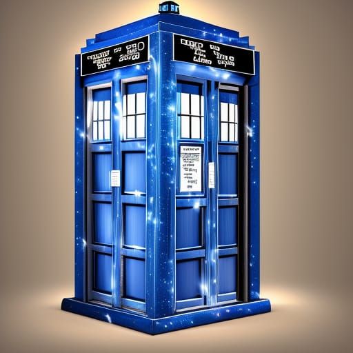 TARDIS. - AI Generated Artwork - NightCafe Creator
