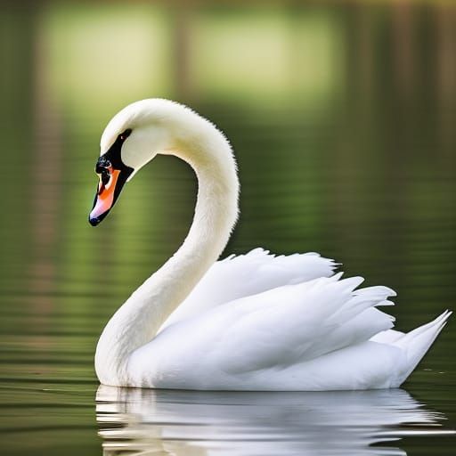 Extremely realistic swan created by AI - AI Generated Artwork ...
