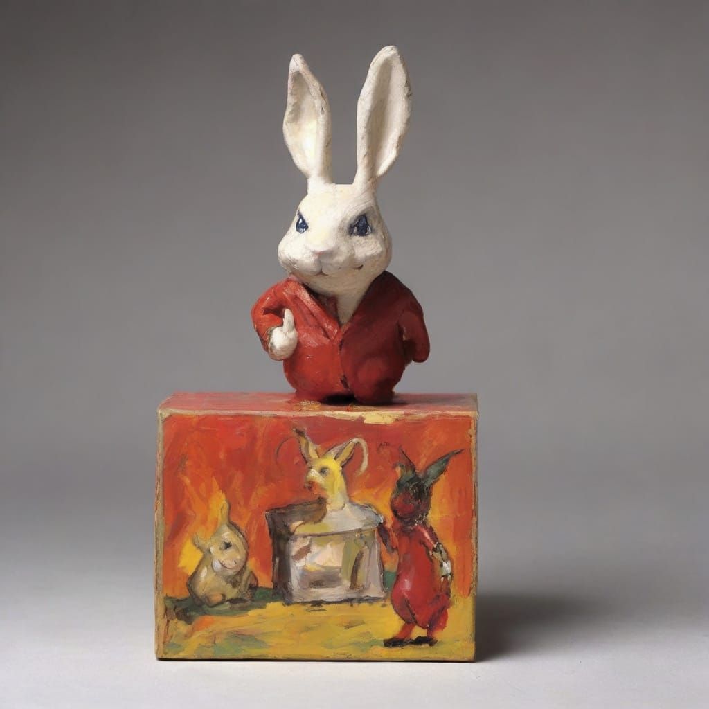 Surreal Artistic Interpretation of a Devil Rabbit ... - AI Art