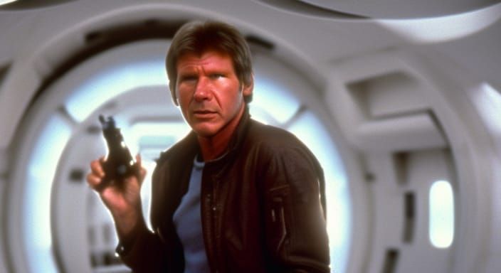 harrison ford in death star - AI Generated Artwork - NightCafe Creator