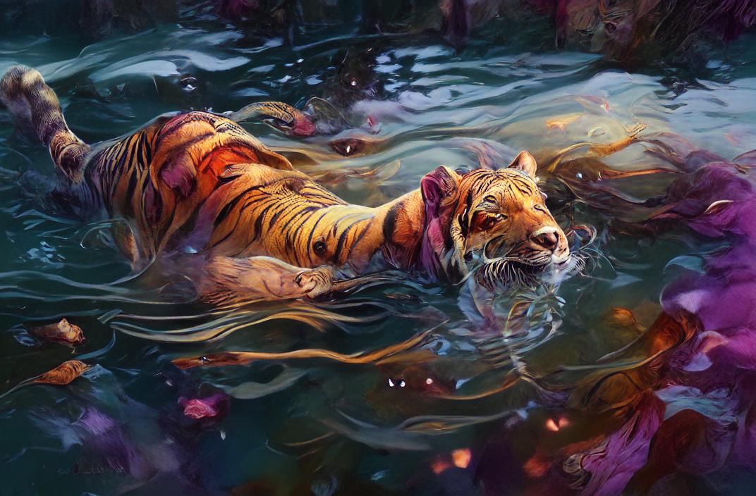 tiger - AI Generated Artwork - NightCafe Creator