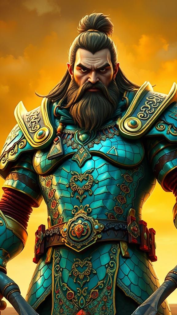 Goliath Fighter Resolute Studio Ghibli complementary colors deep color ...