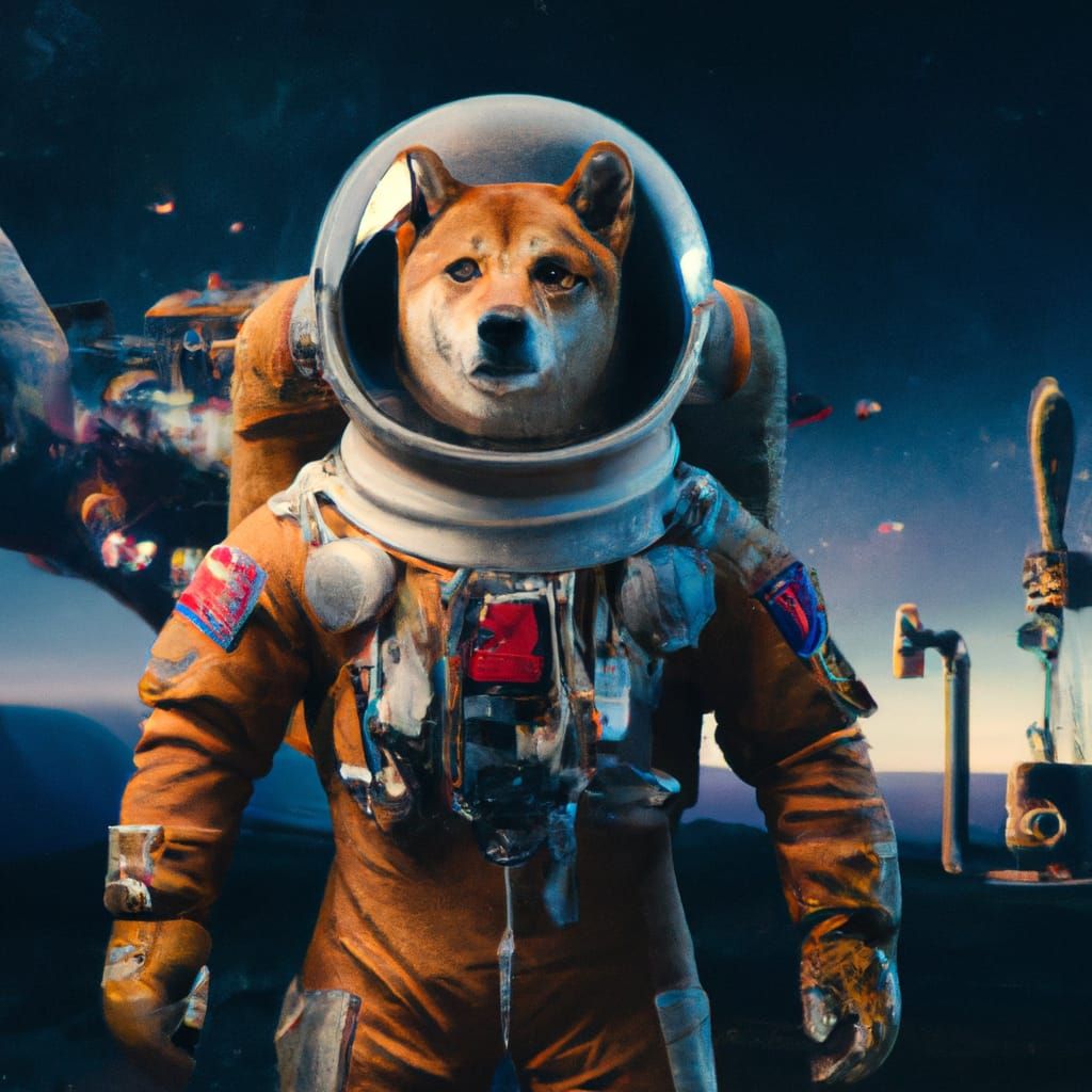 Shiba Inu astronaut - AI Generated Artwork - NightCafe Creator