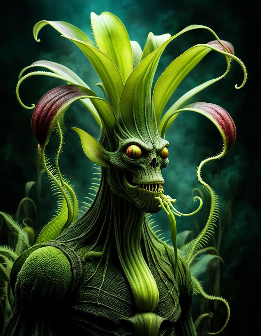 Botanical horror created by a mad scientist - AI Generated Artwork ...