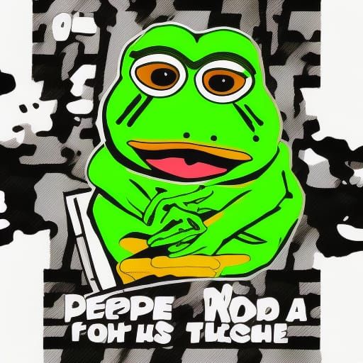 Pepe frog - AI Generated Artwork - NightCafe Creator