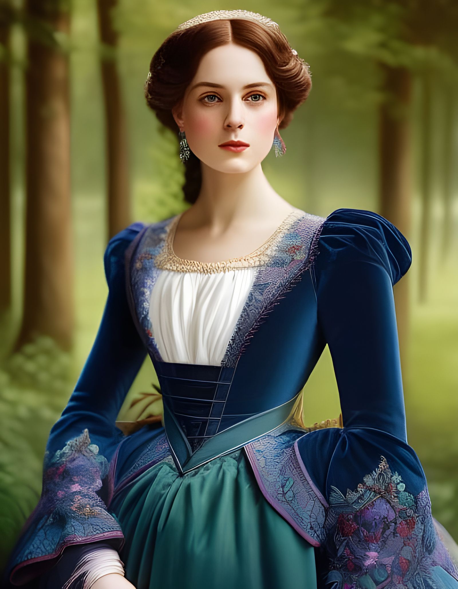 Victorian Beauty 686 - AI Generated Artwork - NightCafe Creator