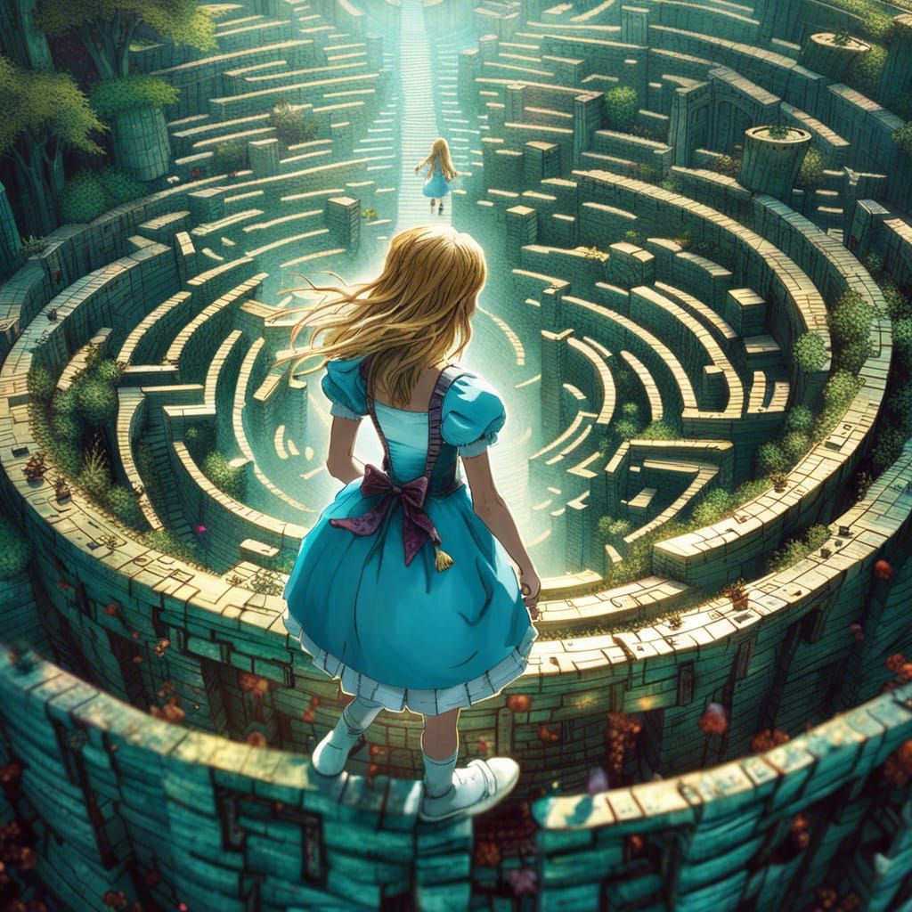 Alice's maze - AI Generated Artwork - NightCafe Creator