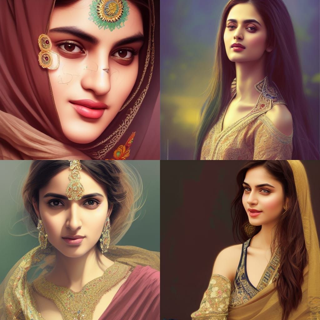 Mahenur Haider in casual Pakistani dress, fashion model, glamour ...