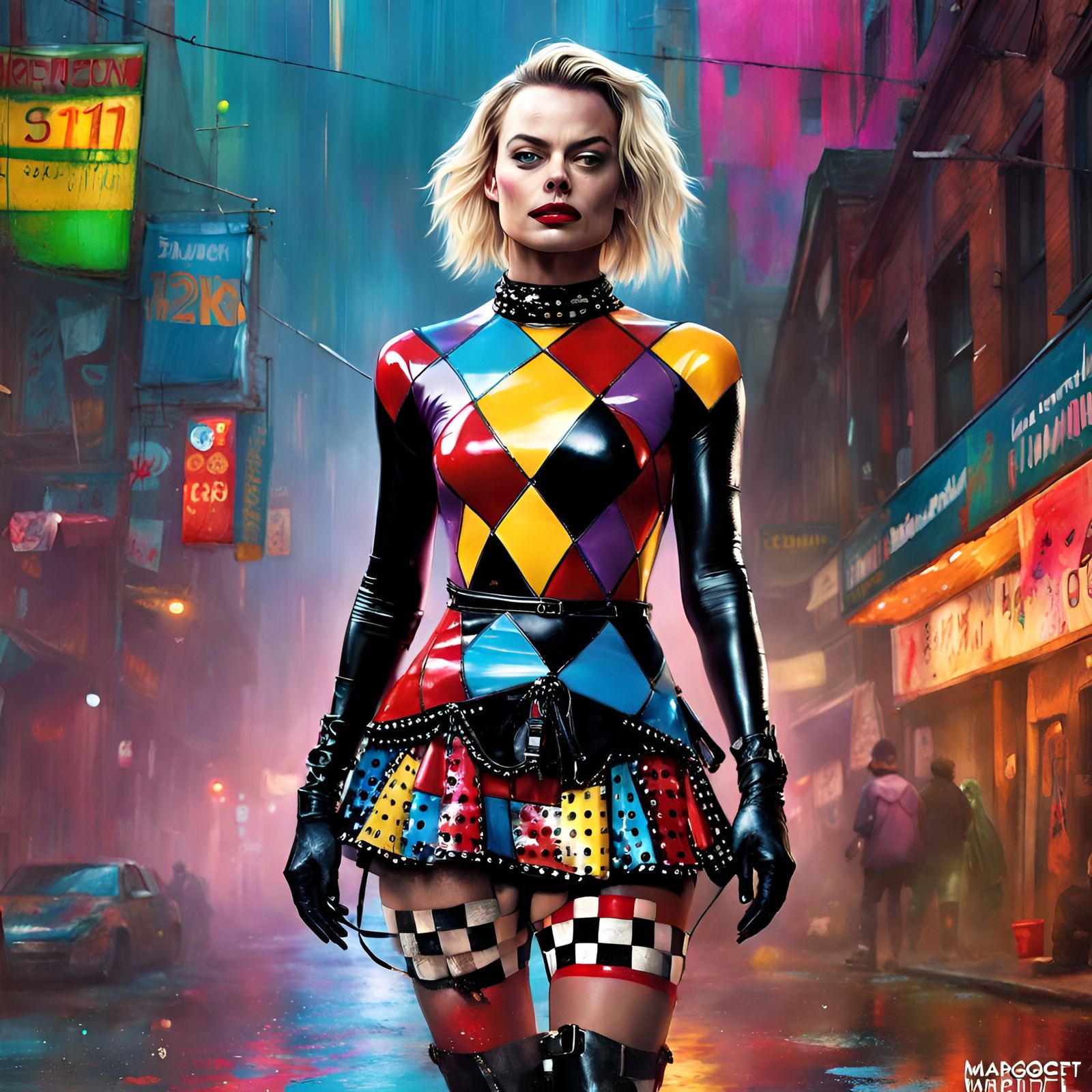 Margot Robbie 3 - AI Generated Artwork - NightCafe Creator
