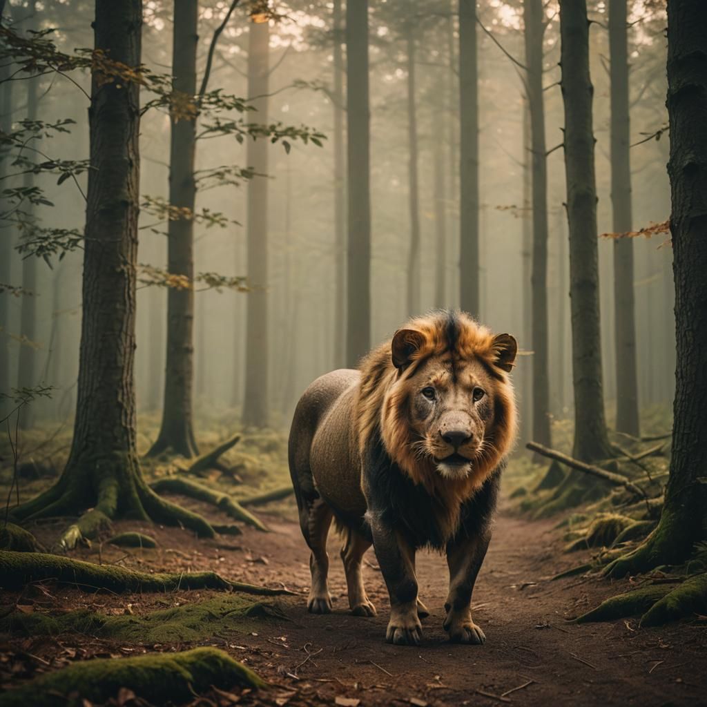 Majestic German Forest Creature in Cinematic Film ... - AI Art