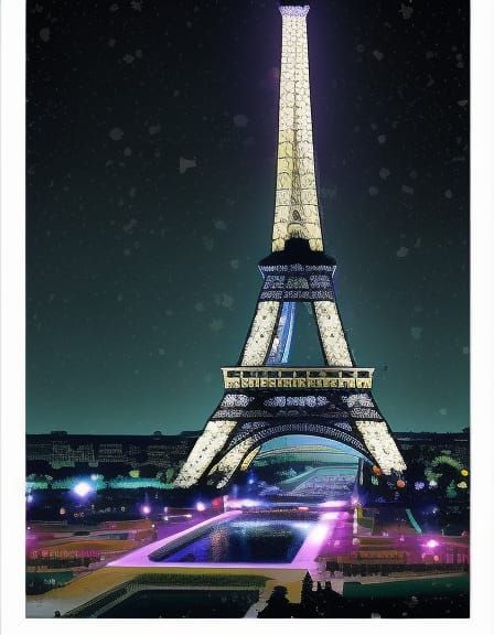 The Eiffel Tower - AI Generated Artwork - NightCafe Creator