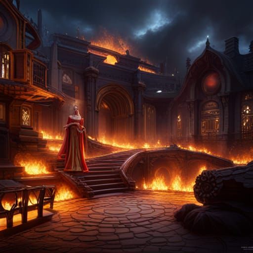 Personification of fire - AI Generated Artwork - NightCafe Creator
