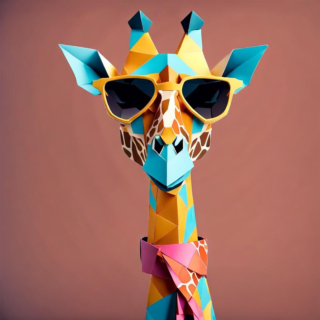 Stylish Giraffe - AI Generated Artwork - NightCafe Creator