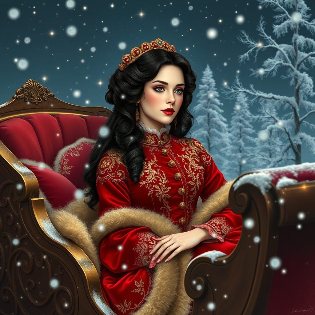 Victorian sleigh ride - Victorian sleigh ride