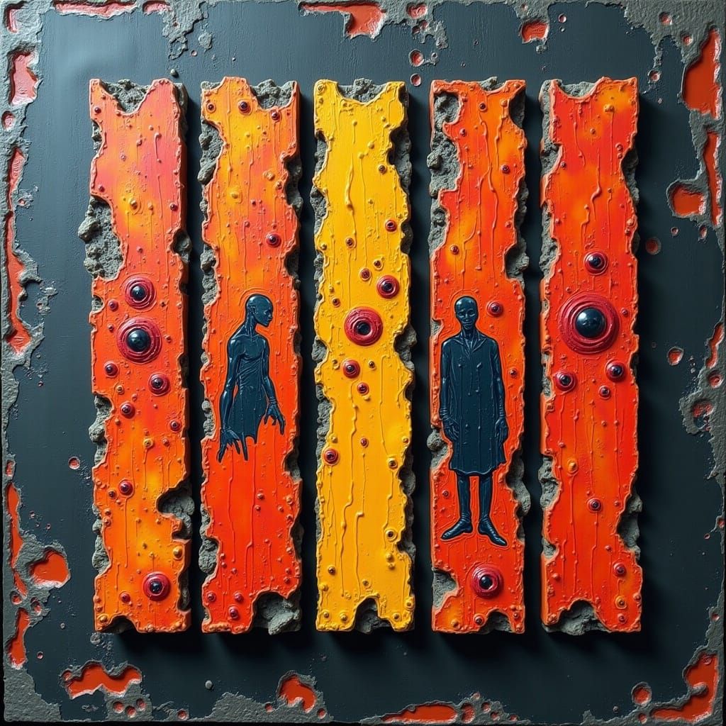 A shadow of my former self - Ethereal Horror Scene on Textur...