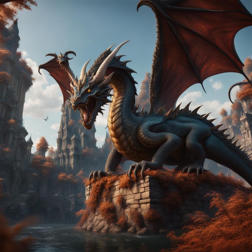 dragon - AI Generated Artwork - NightCafe Creator