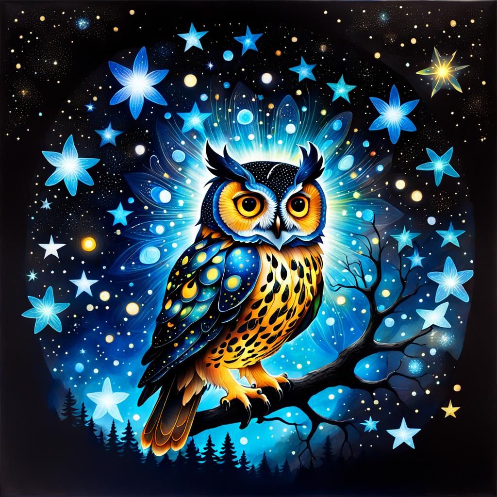 starry night - AI Generated Artwork - NightCafe Creator