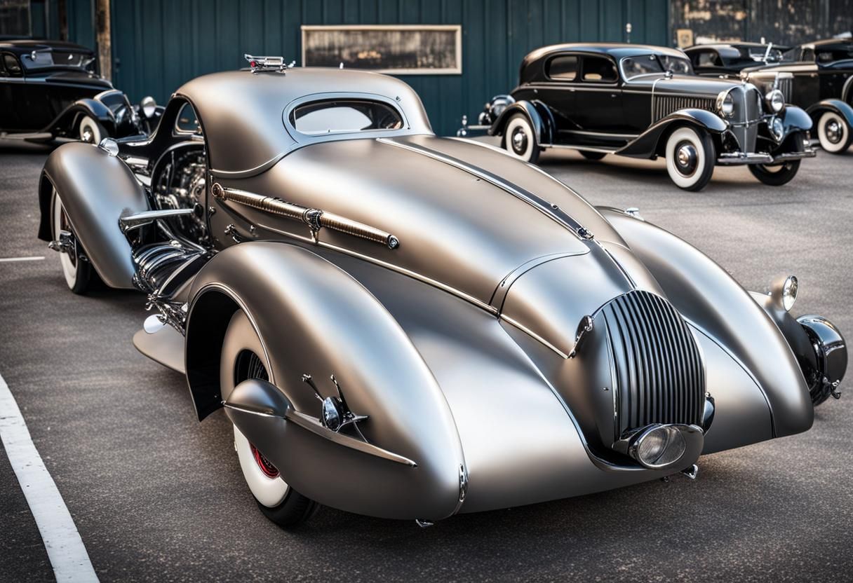 batmobile, dieselpunk 1930s vibe - AI Generated Artwork - NightCafe Creator