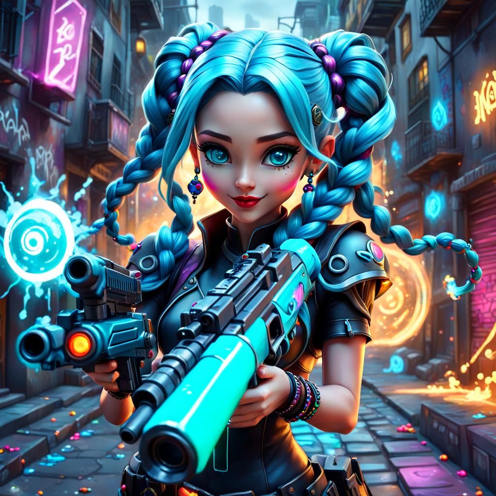 Jinx, you're out! - AI Generated Artwork - NightCafe Creator