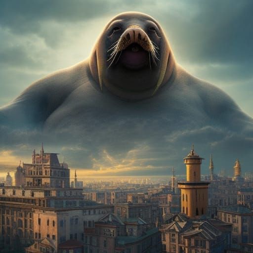 I Am The Walrus - AI Generated Artwork - NightCafe Creator