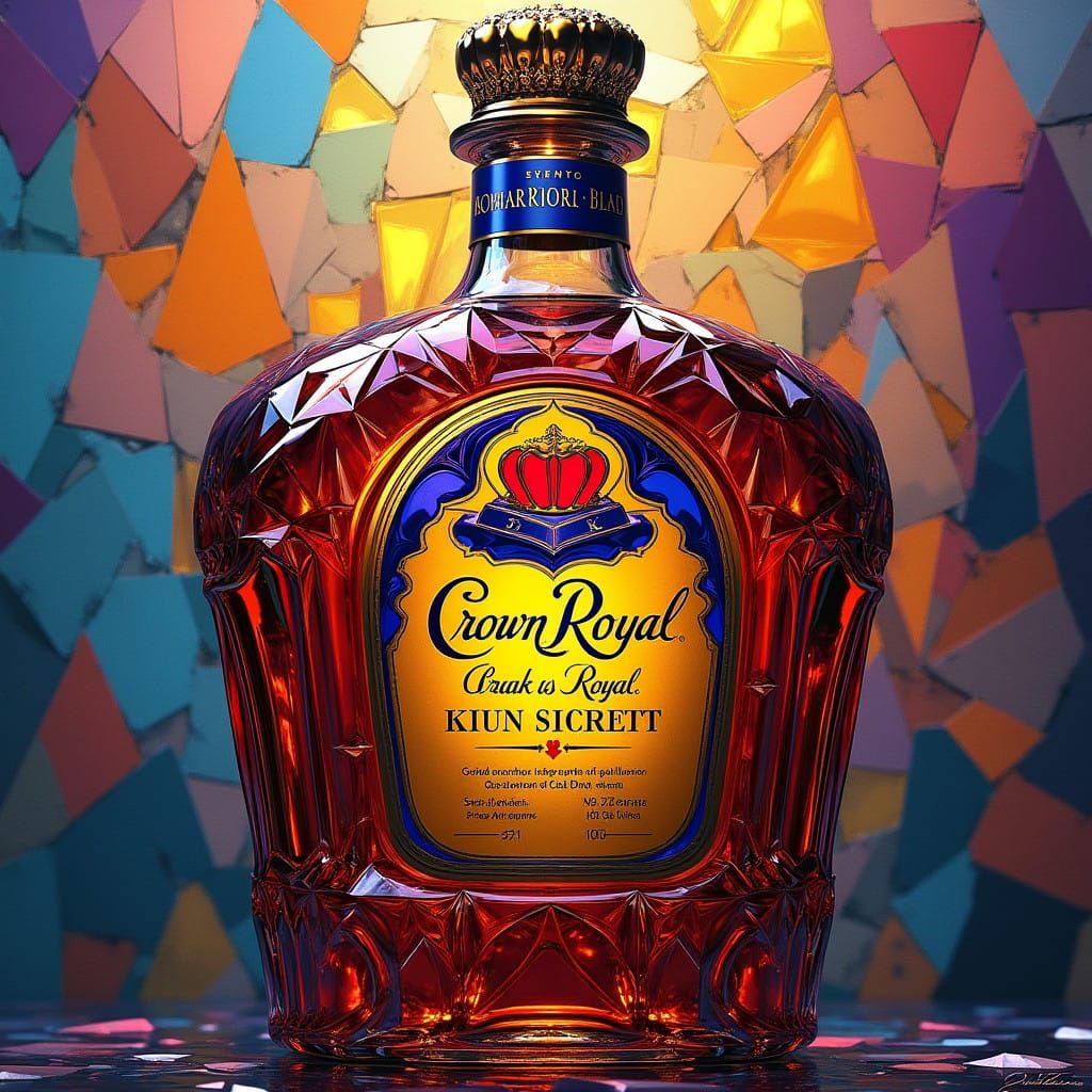 Crown Royal bottle - Crown Royal bottle