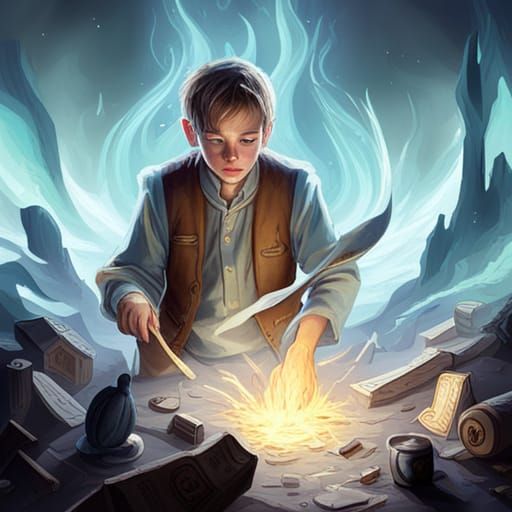 Arndt Kruup - the flame-alchemist's apprentice - AI Generated Artwork ...