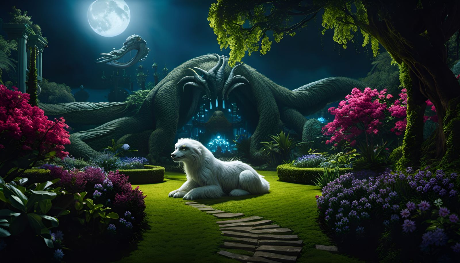 The Neverending Garden - AI Generated Artwork - NightCafe Creator