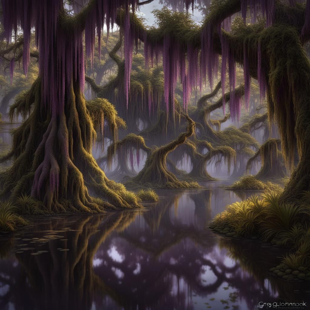 Spanish Moss - AI Generated Artwork - NightCafe Creator