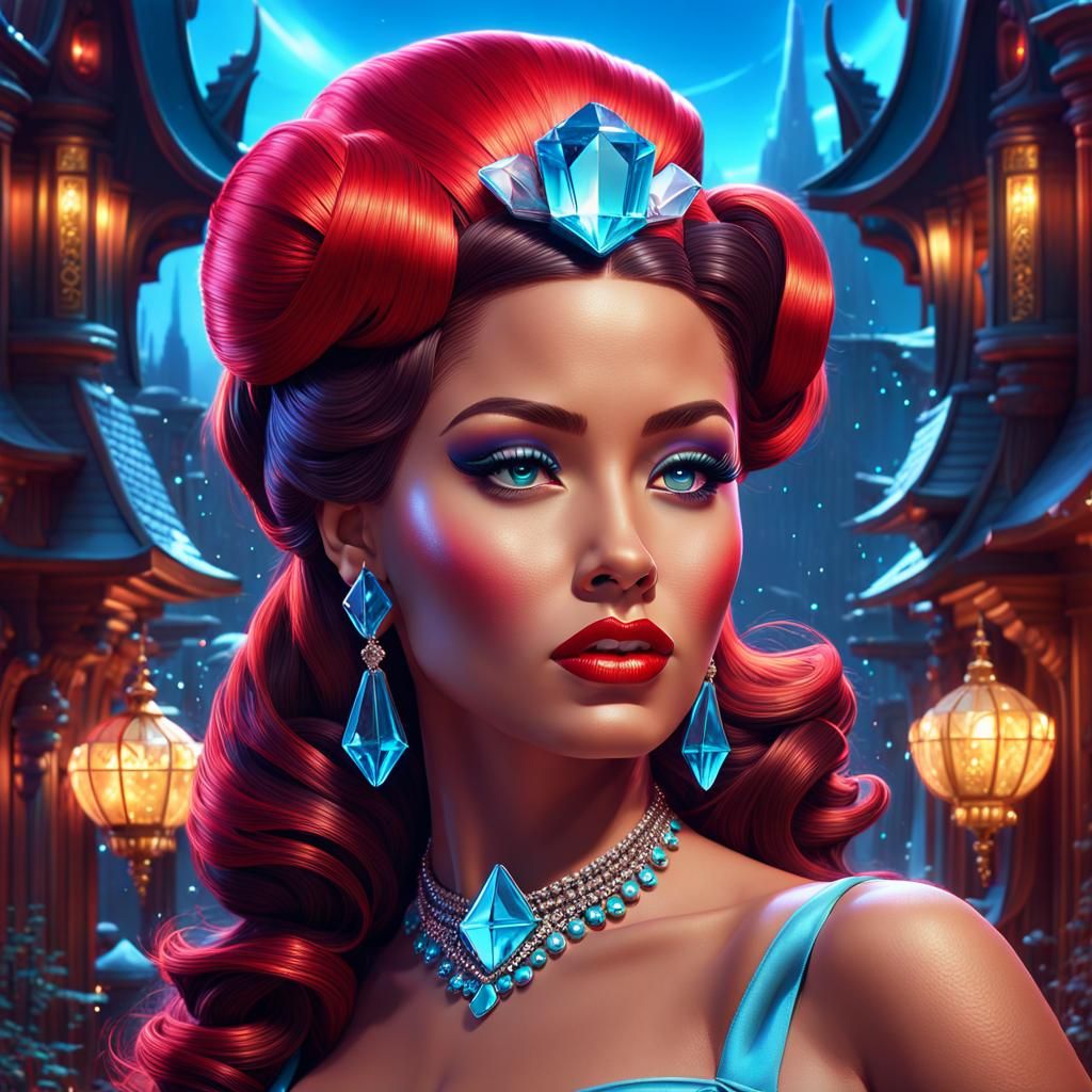 Gorgeous Disney Princess - AI Generated Artwork - NightCafe Creator