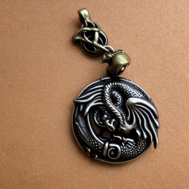 Dragon amulet - AI Generated Artwork - NightCafe Creator