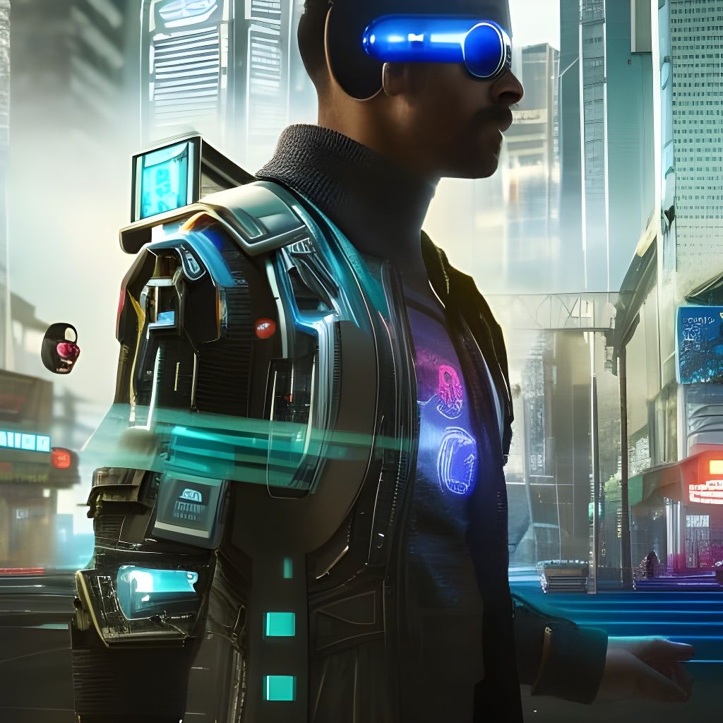 A Fully Augmented Man is a Well Made Man - AI Generated Artwork ...