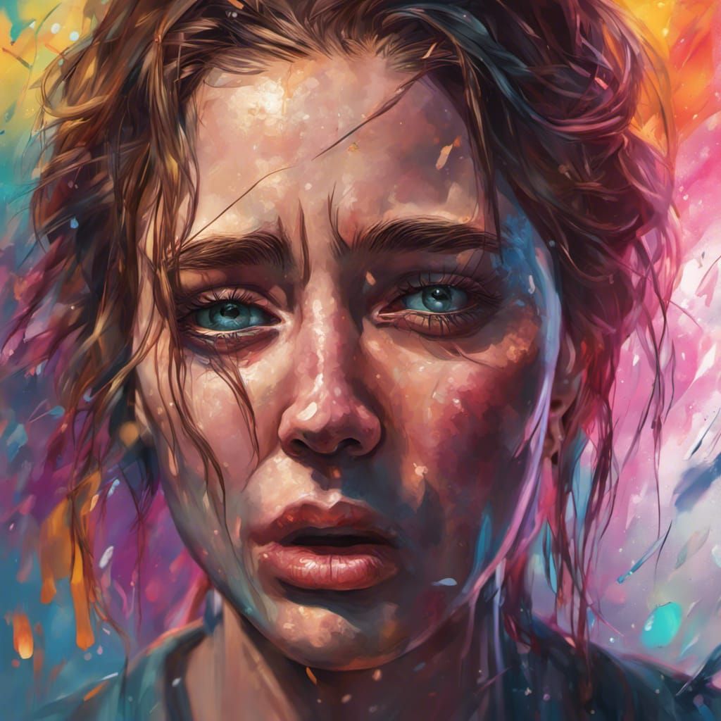 Women crying - AI Generated Artwork - NightCafe Creator