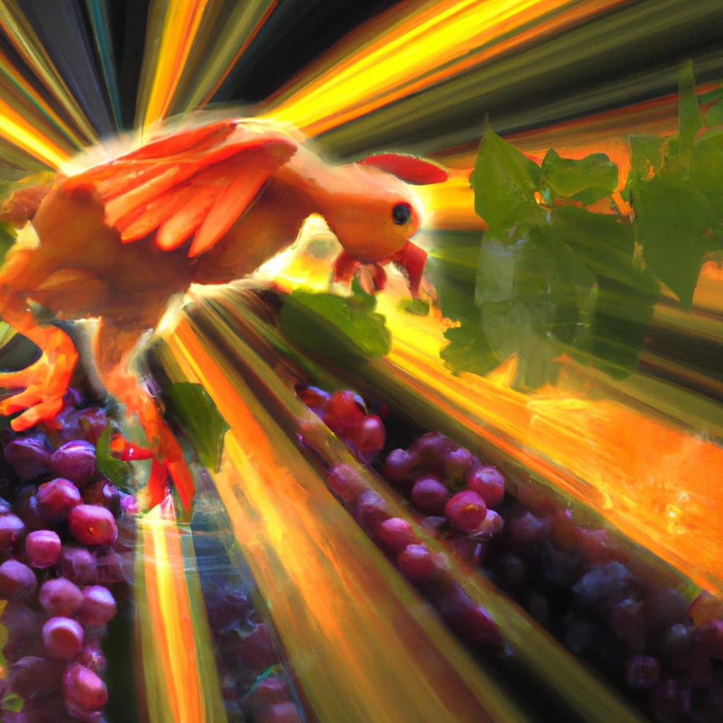 Scary grapes! - AI Generated Artwork - NightCafe Creator