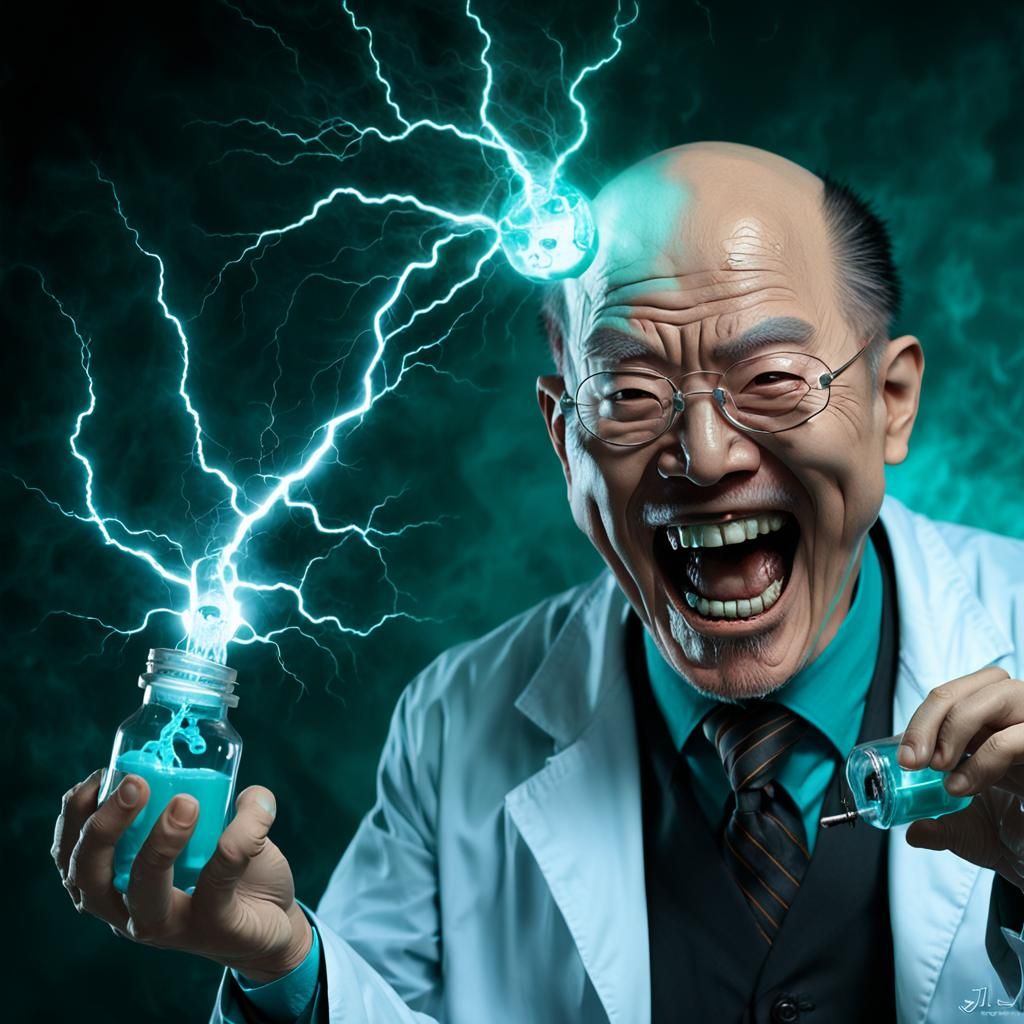 Crazy scientist - AI Generated Artwork - NightCafe Creator