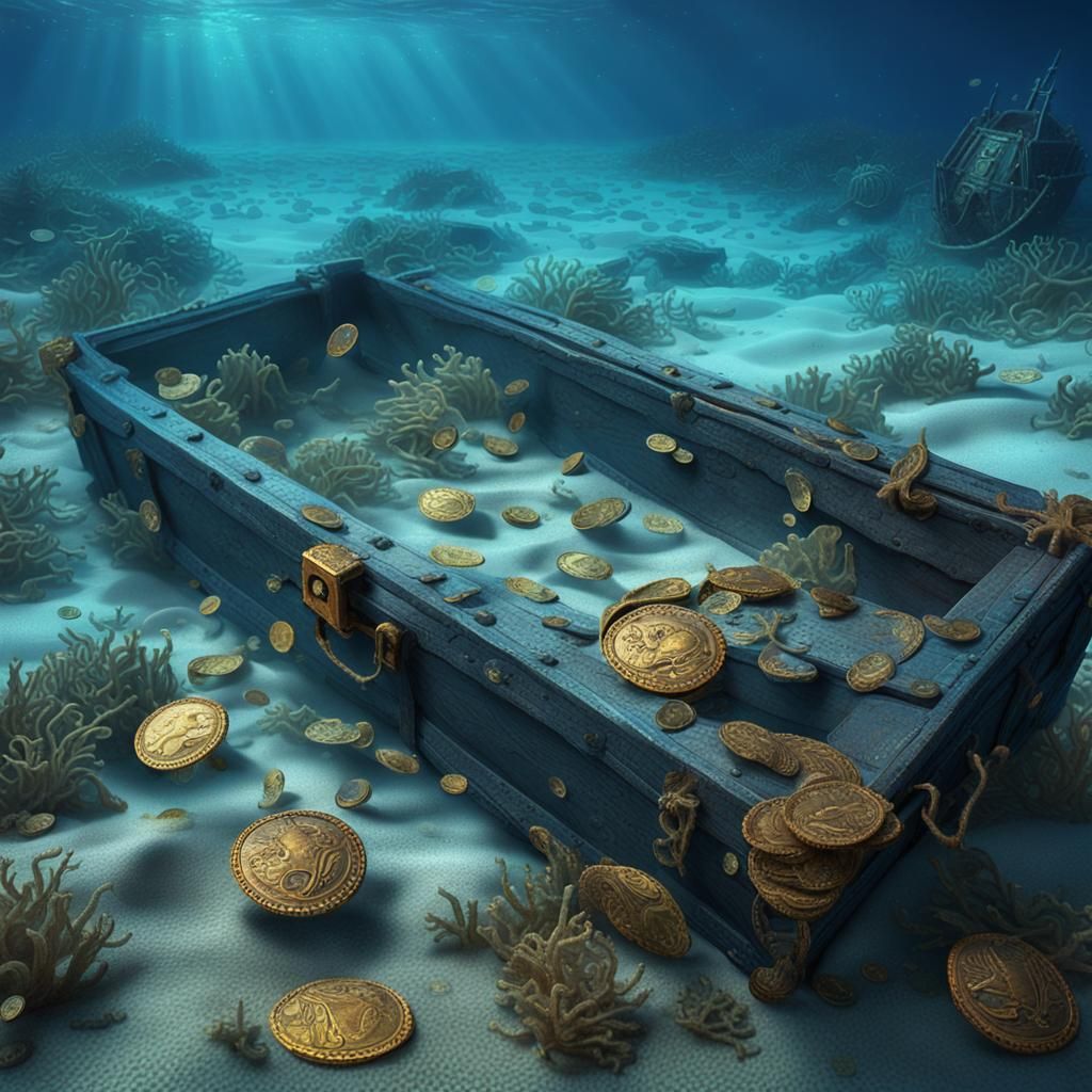 Lost coins - AI Generated Artwork - NightCafe Creator