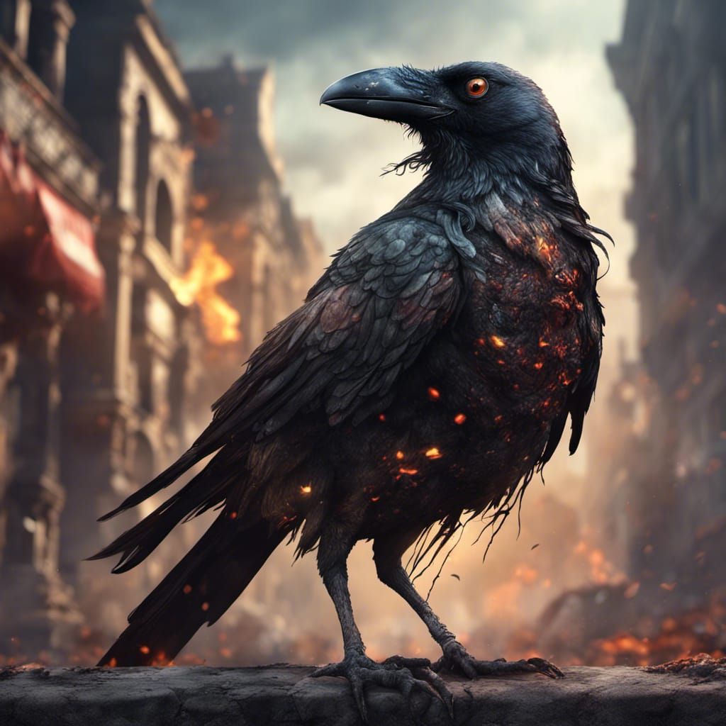 crow - AI Generated Artwork - NightCafe Creator