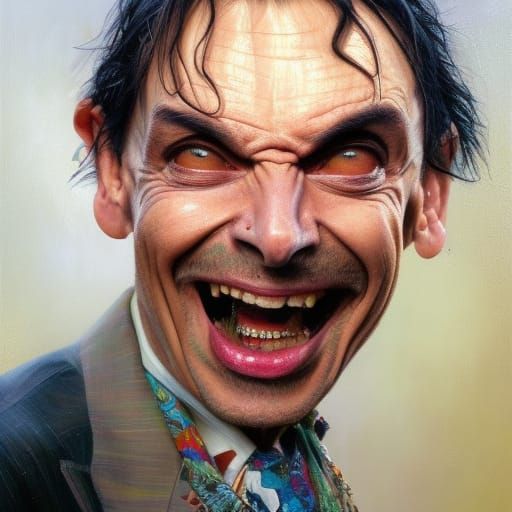 Mr Bean Steven Tyler hybrid - AI Generated Artwork - NightCafe Creator