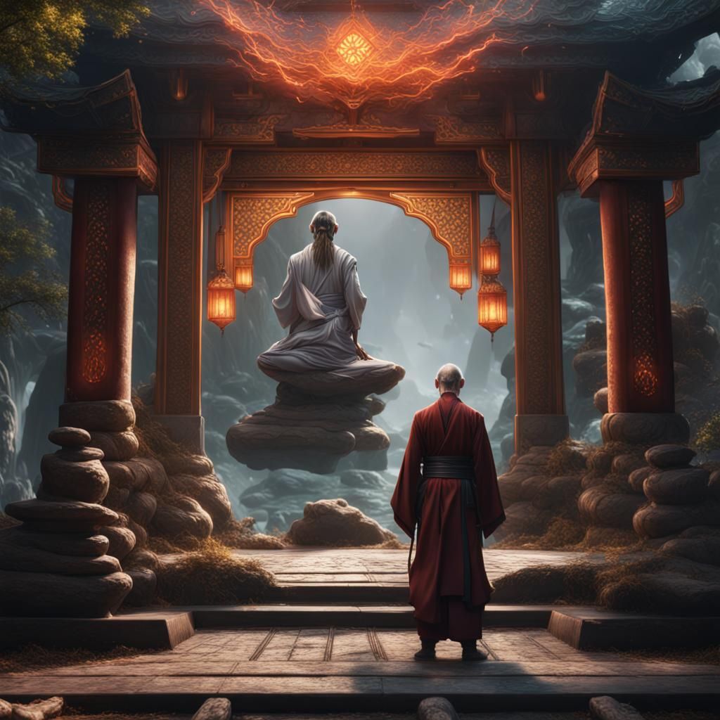 Zen Master - AI Generated Artwork - NightCafe Creator
