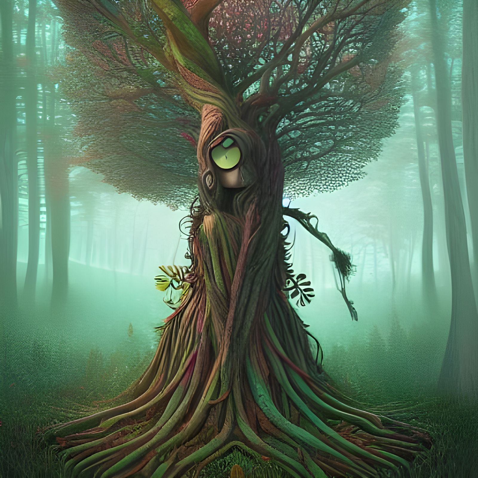Modest Tree - AI Generated Artwork - NightCafe Creator