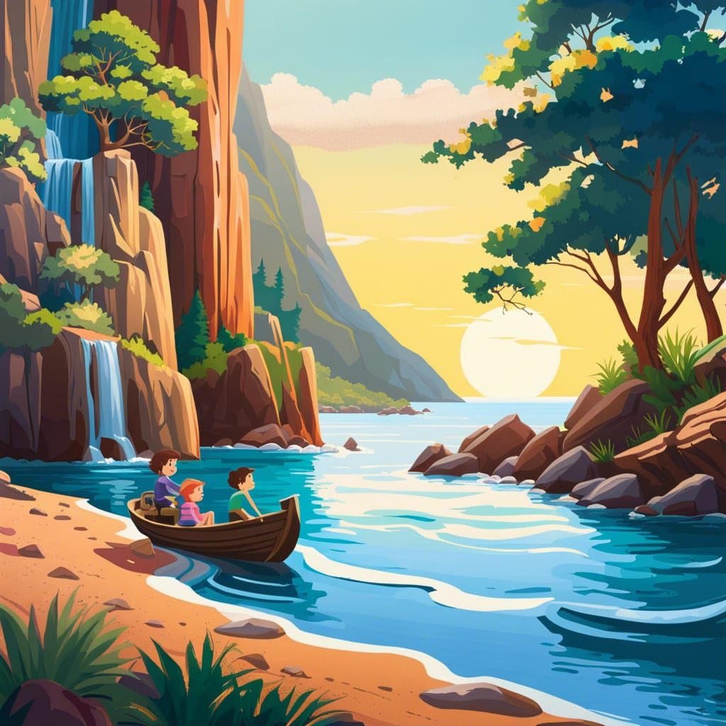 Enjoying The Calm - AI Generated Artwork - NightCafe Creator