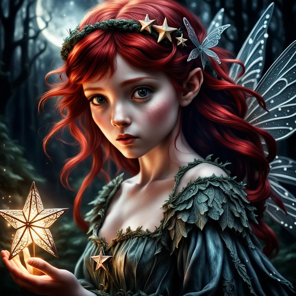Freya the starlight fairy - AI Generated Artwork - NightCafe Creator