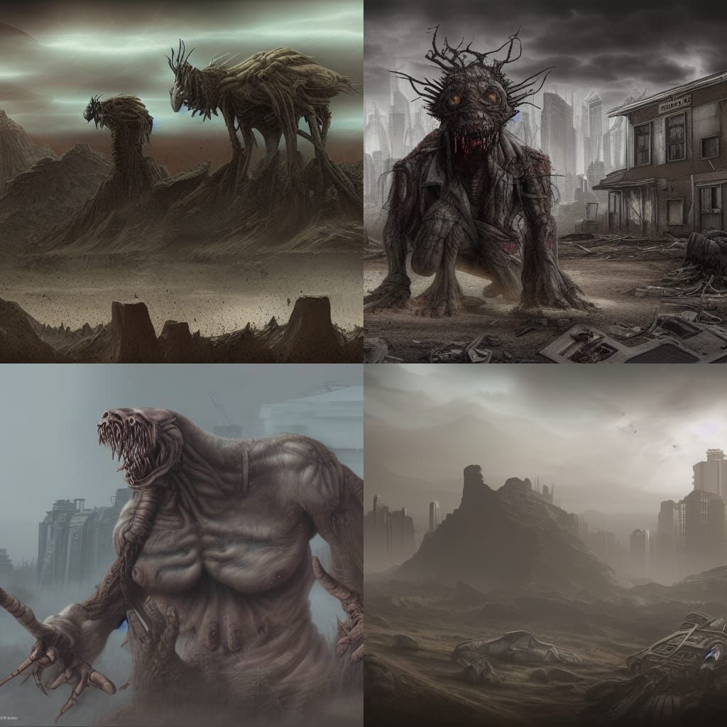 post-apocalypse mutant - AI Generated Artwork - NightCafe Creator